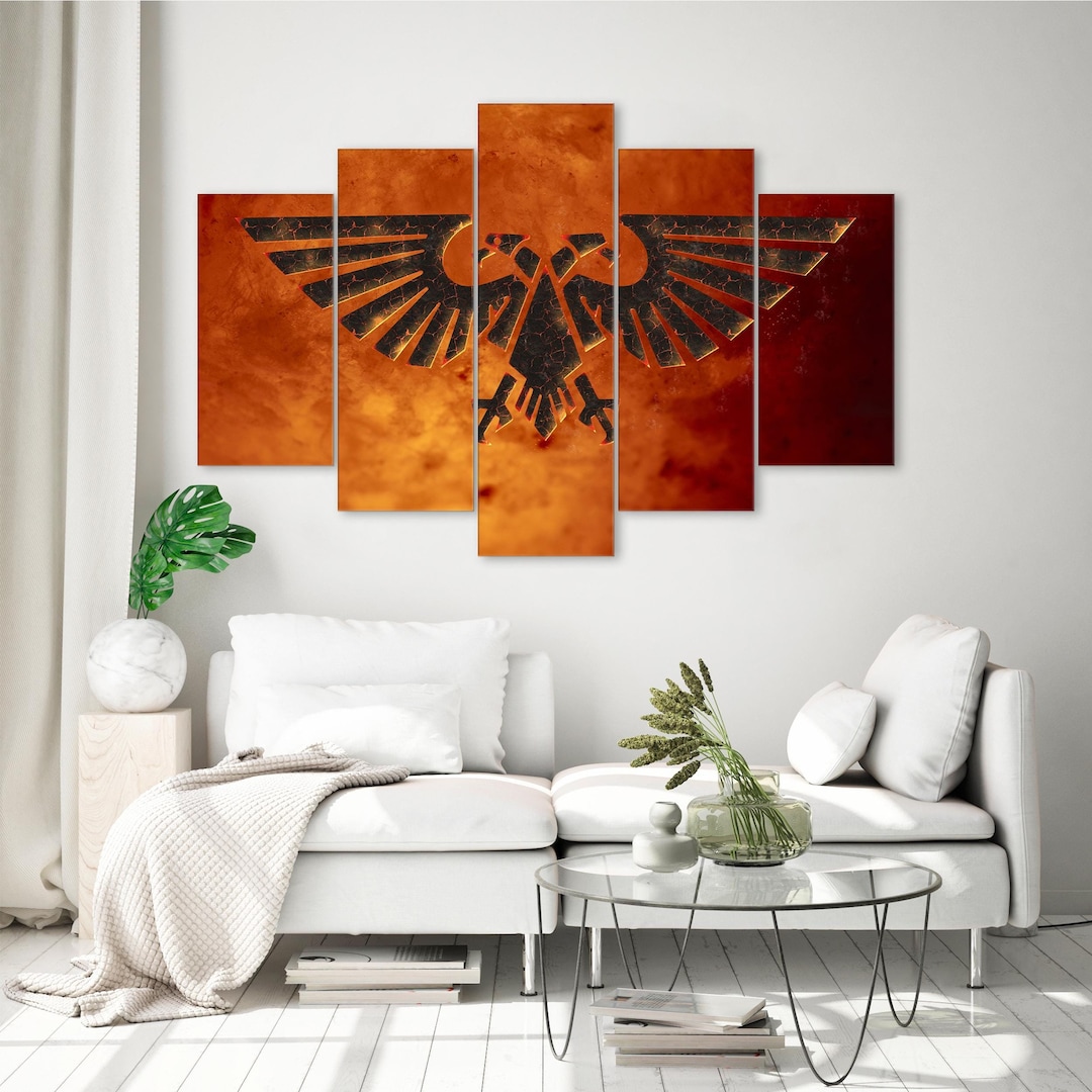 Imperial Aquila, Warhammer 40k Canvas, Imperium of Man, Wh40k Print ...
