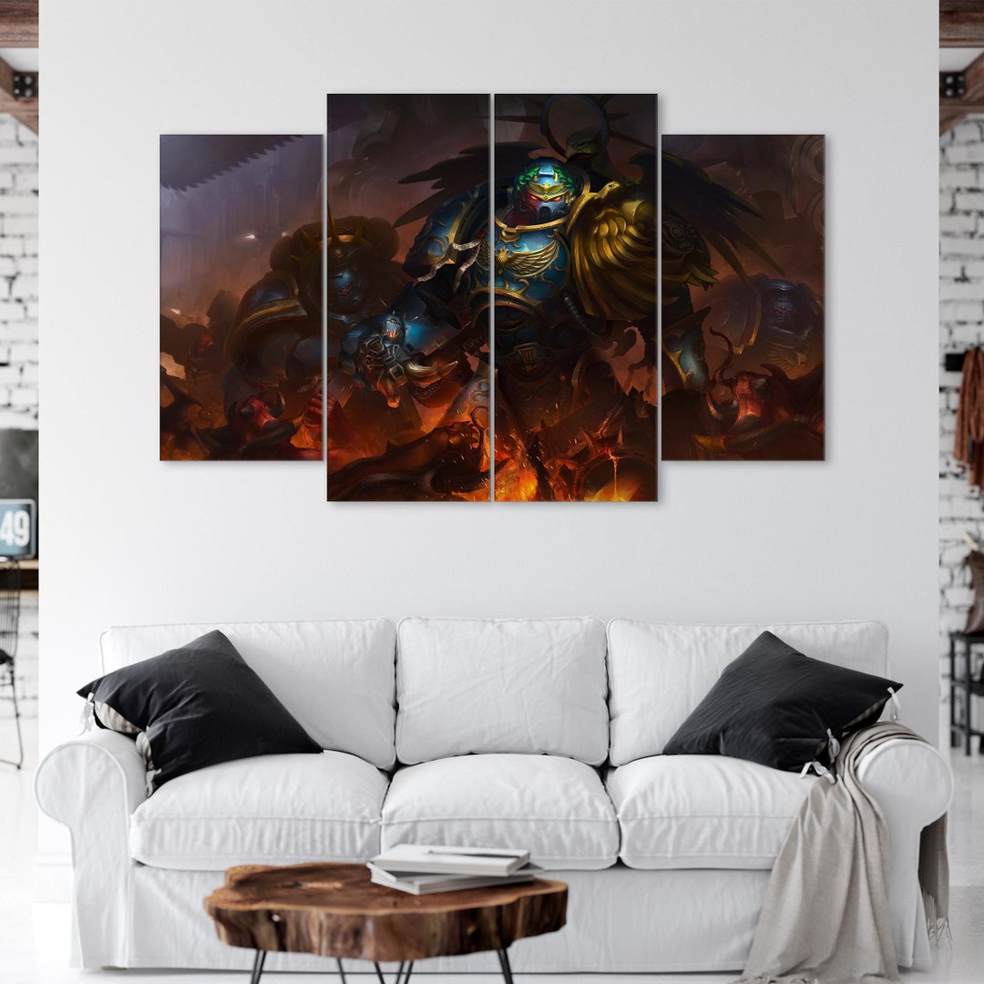Roboute Guilliman and the Ultramarines Legion, Wh40k Print, Primarch ...