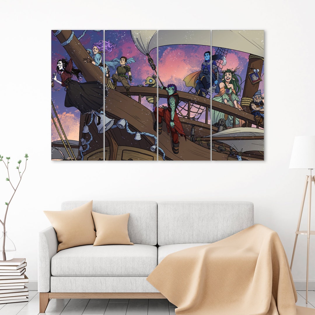 Critical Role Print, Dnd Wall Art, Dungeon and Dragons, Dnd Canvas ...