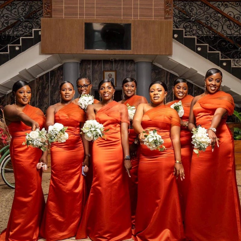 Burnt Orange African Dress - Etsy