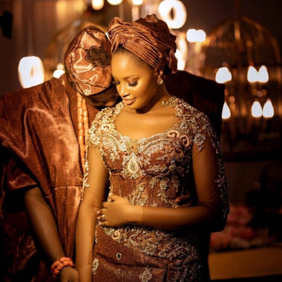 Brown Asooke.agbada Men Suit. Asooke Dress. Asoofi Dansiki. - Etsy