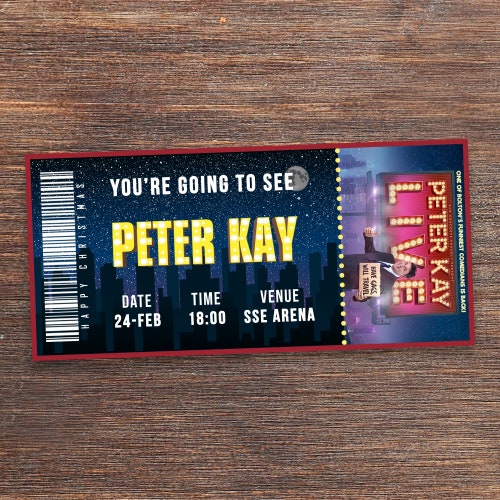 Surprise Ticket Comedian Ticket Gig Ticket Festival - Etsy