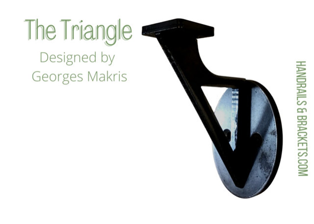 Brackets Handrail Bracket Shelving Mount Hook THE TRIANGLE Metal ...