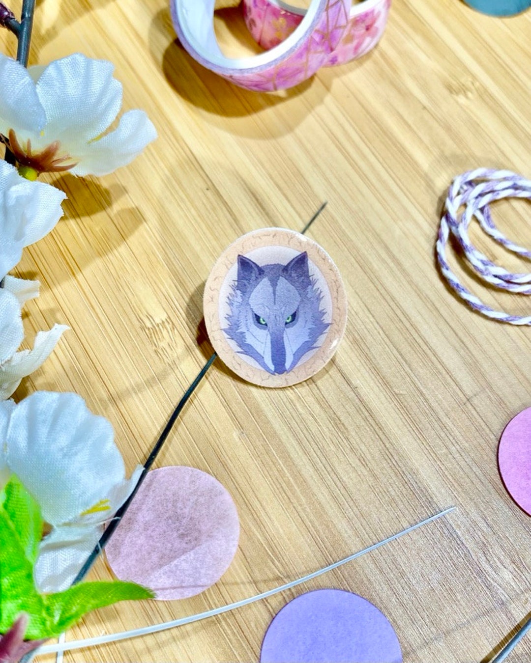 Witcher Wolf School Resin Pin Handmade Fantasy Badge Small Gift - Etsy