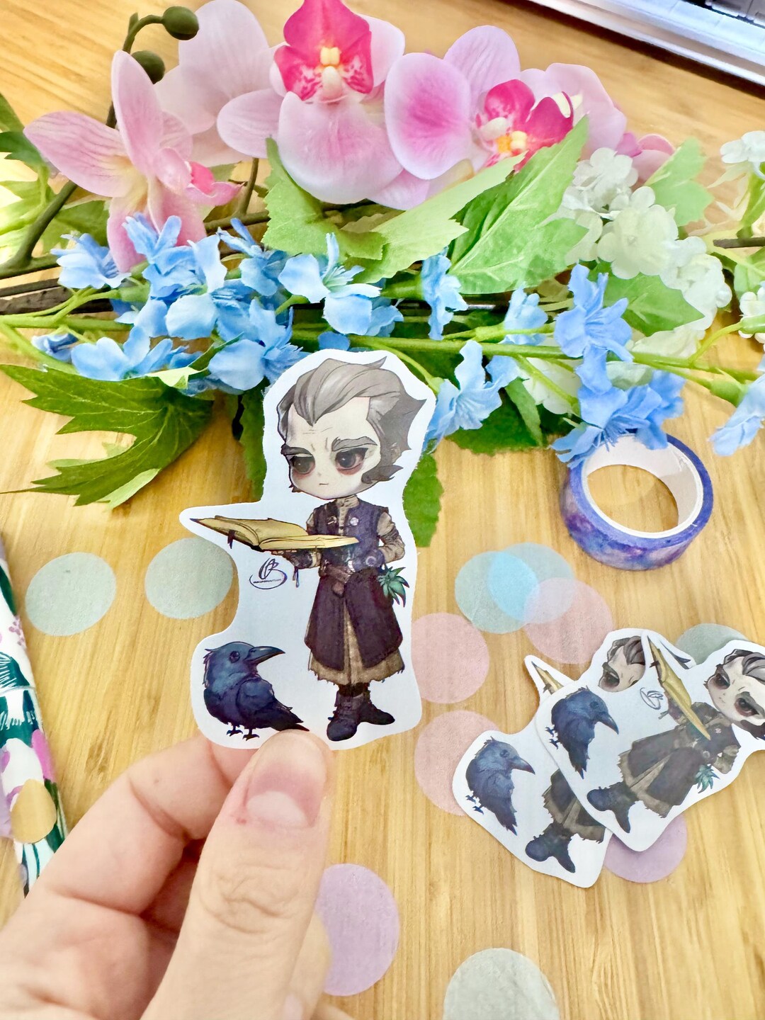 Regis and Raven Sticker, the Witcher 3 Fan Art Vinyl Decal, Game ...