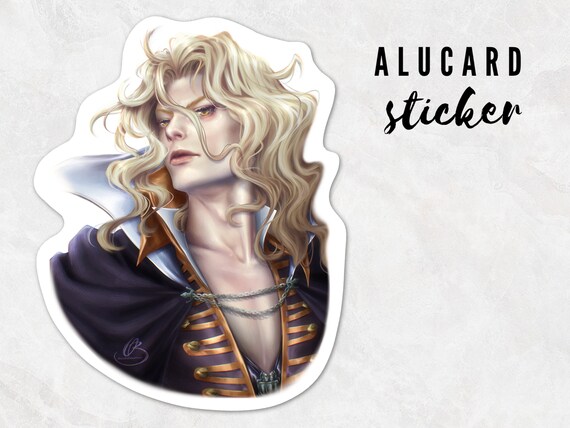 Alucard Sticker Castlevania Fanart Vampire Bats Fantasy - Etsy
