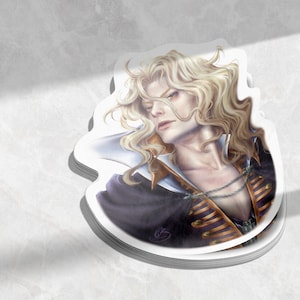 Alucard Sticker Castlevania Fanart Vampire Bats Fantasy - Etsy