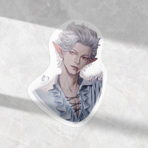 Baldur's Gate 3 Sticker Astarion Fanart Orin Shadowheart Dnd Fantasy ...