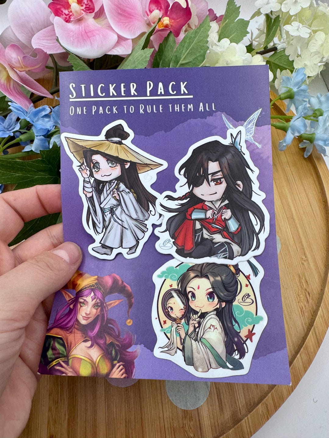 Heaven Official Vinyl Sticker Set: TGCF Fan Art Shi Qingxuan Wind ...