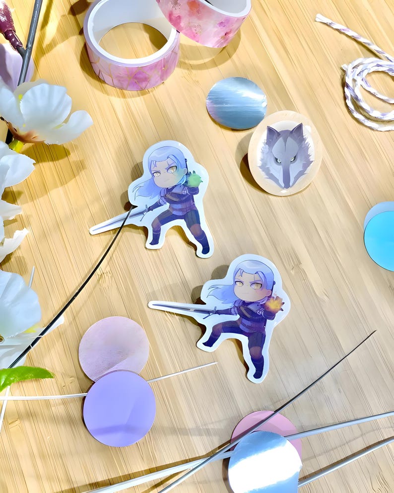 Delirium the Sandman Fan Art Resin Pin, Chibi Fantasy Homemade Inspired ...