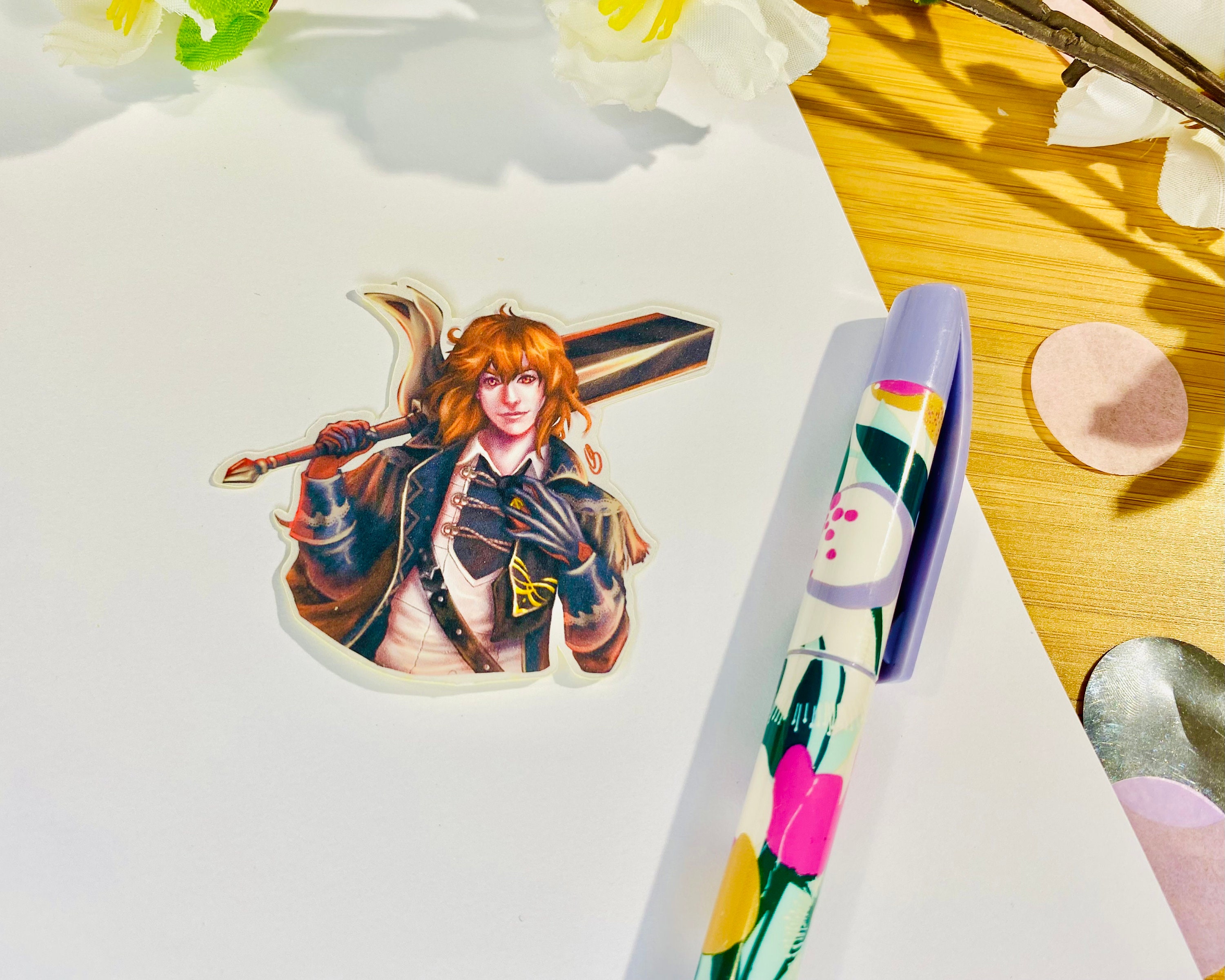 Diluc Sticker Genshin Impact Gamer Gift Genshin Impact | Etsy