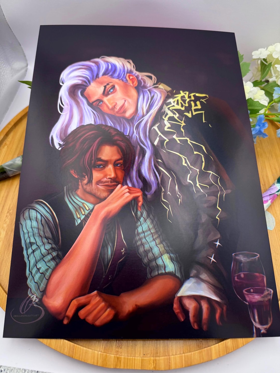 Eddie and Volt Poster: Date Everything Fan Art Print, Video Game Gift ...