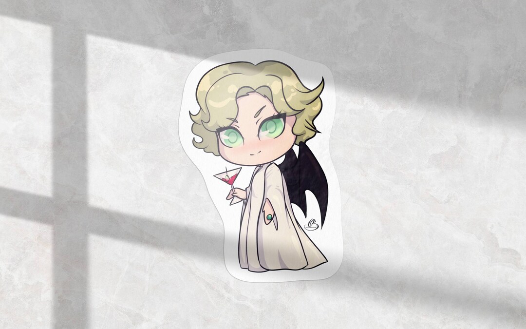 The Sandman Lucifer Magnet: Neil Gaiman Fan Inspired Comic Character ...