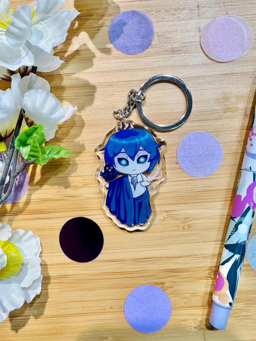 The Sandman Dream Keychain: Neil Gaiman Inspired Fantasy Art Gift for ...