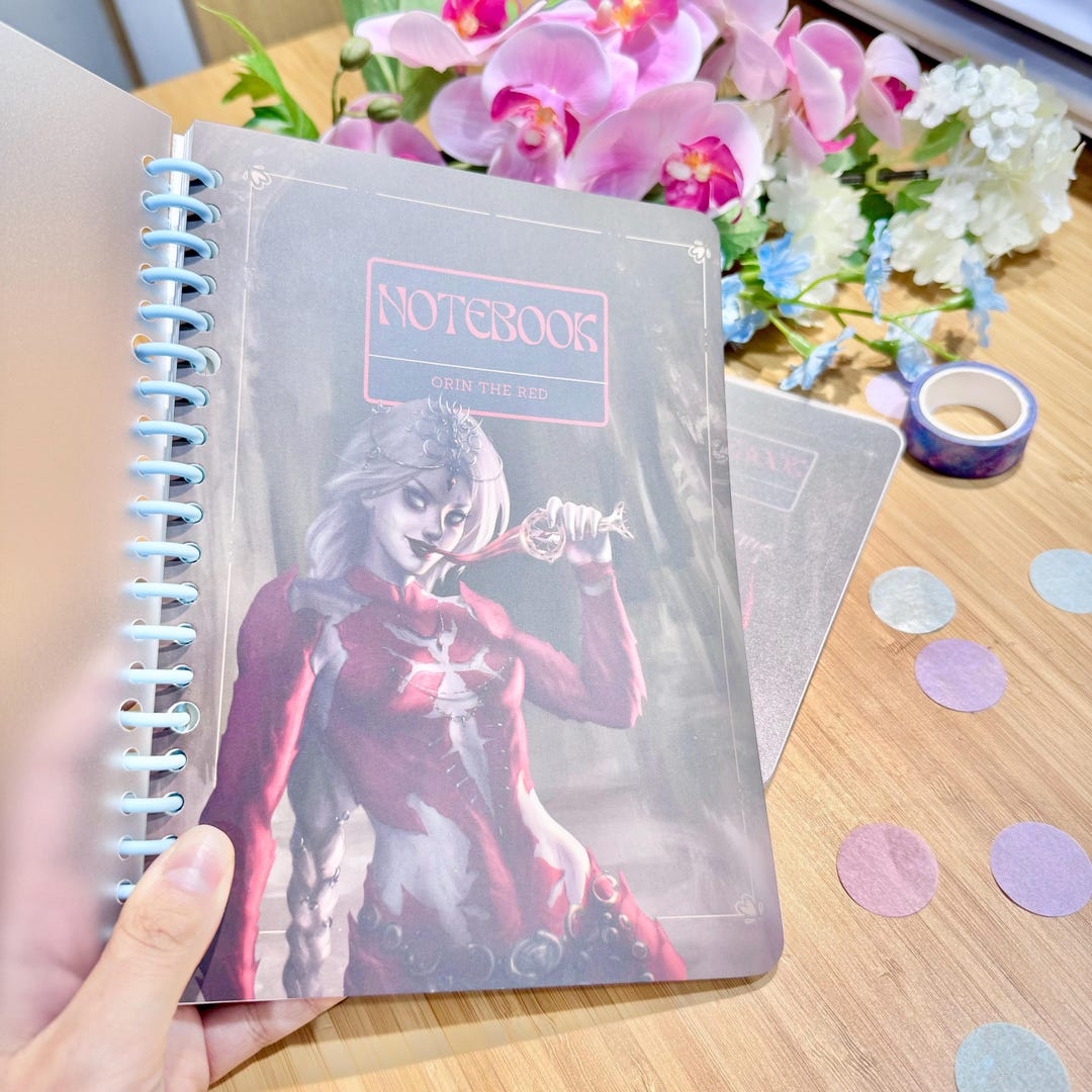 Orin the Red Fanart Notebook, Baldur's Gate 3 Inspired Merch, Game ...