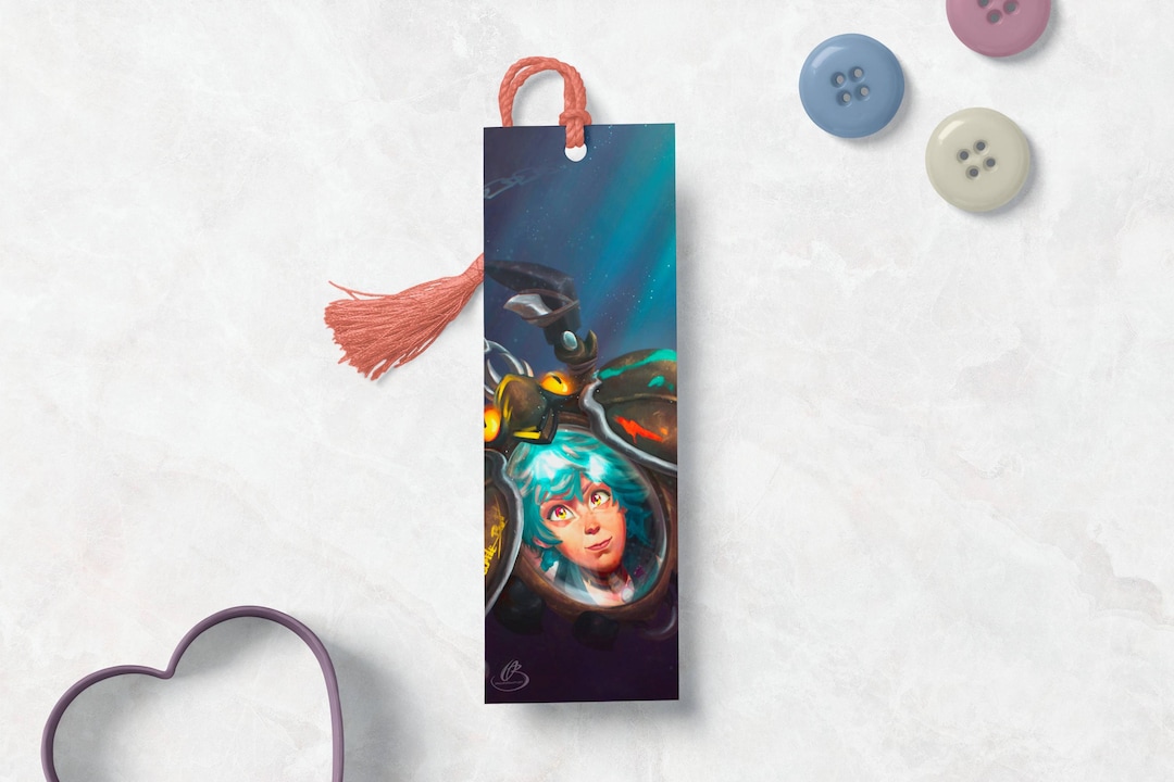 Isha Bookmark: Arcane Season 2 Inspired Fan Art, League of Legends Gift ...