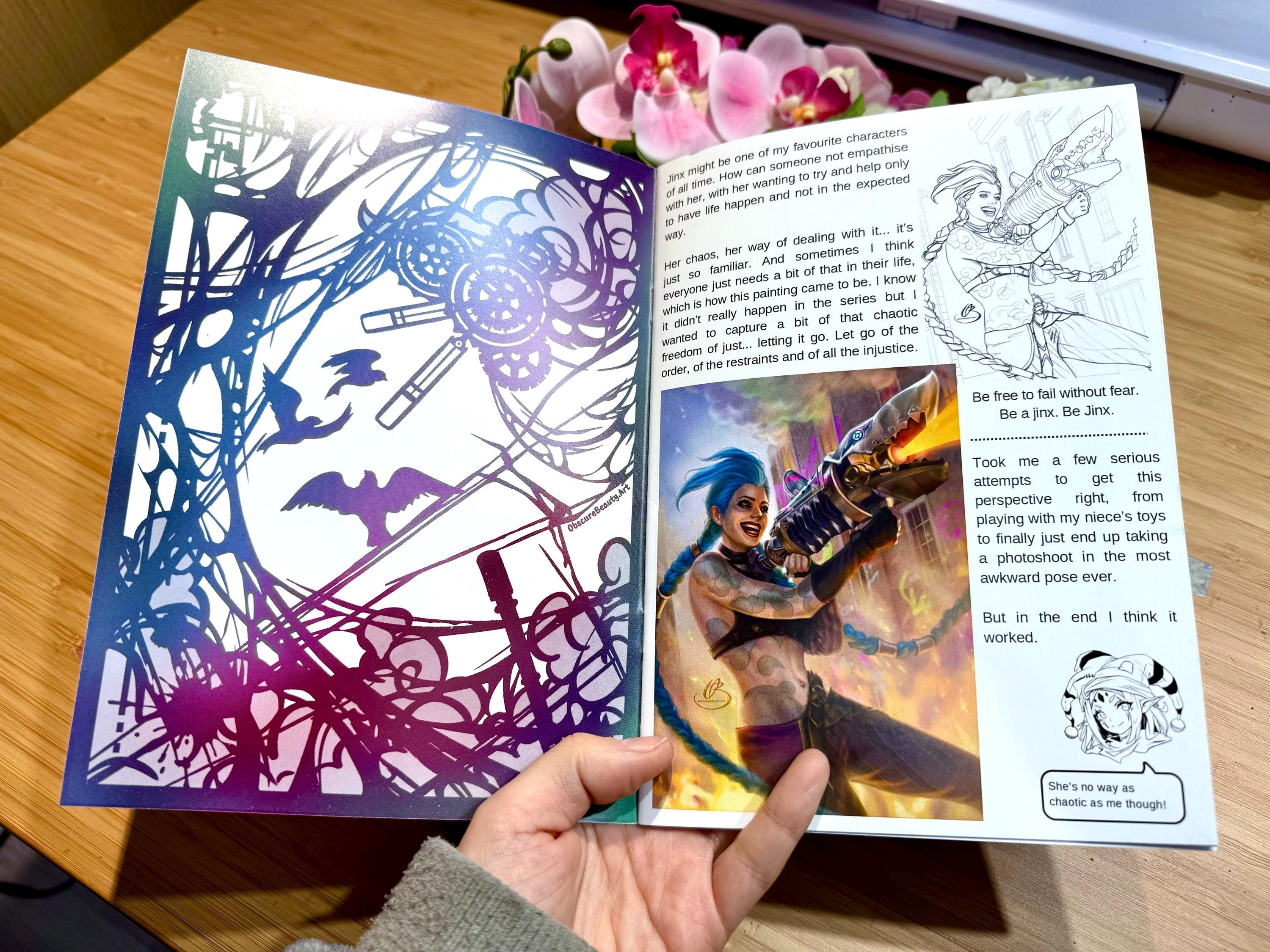 Arcane Fan Art Zine Vol. 1: League of Legends Art Book - Etsy