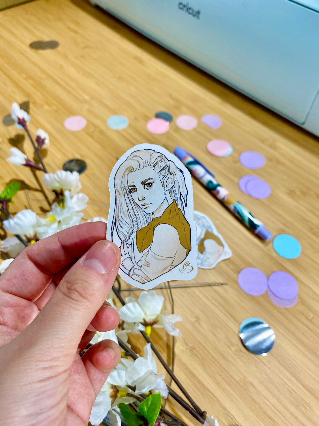 Dnd Character Stickers, RPG Decals, Gamer Gift Set for Fantasy Fans ...