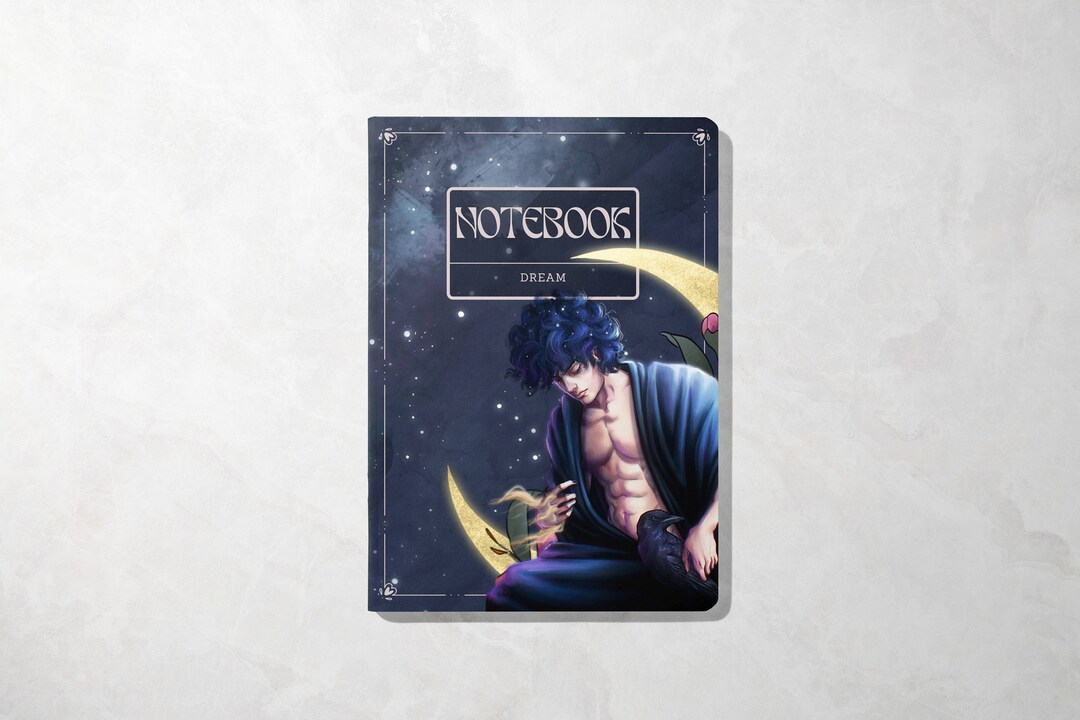 Dream Sandman Morpheus the Endless Fantasy Dnd Art Handmade Notebook ...