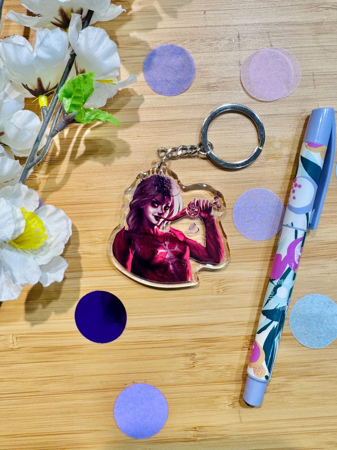 Orin the Red Baldurs Gate 3 Acrylic Keychain, Fantasy Dnd Charms, BG3 ...