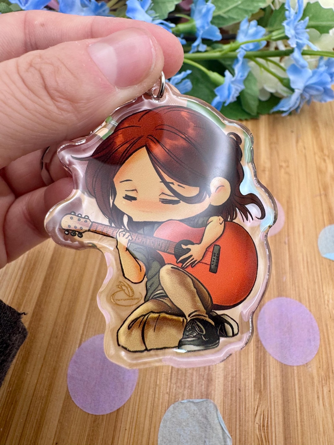 Ellie Acrylic Keychain: the Last of Us Gamer Gift - Etsy