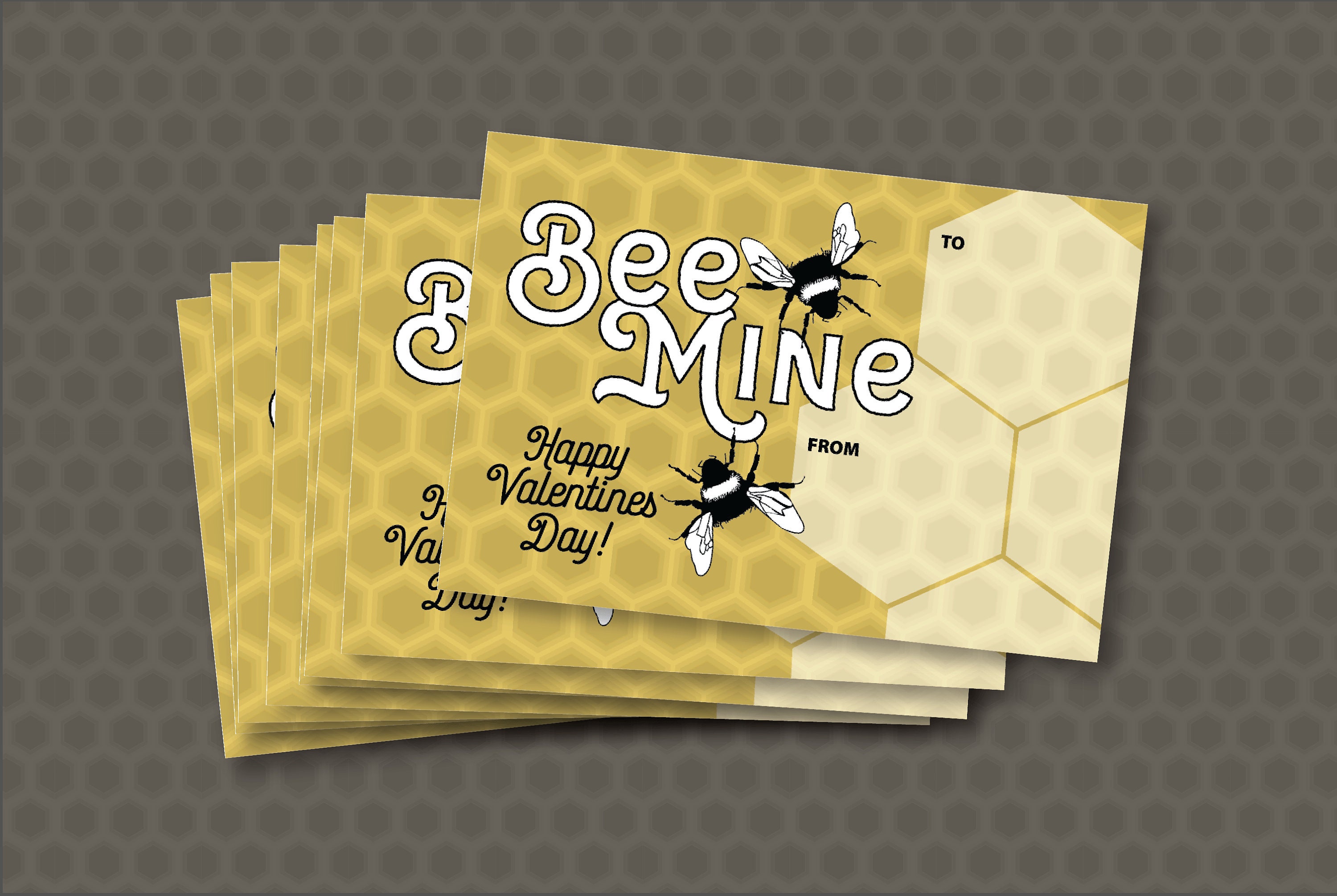 Bee-mine Valentine Printable - Etsy