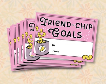 Friend Chip Goals - Etsy