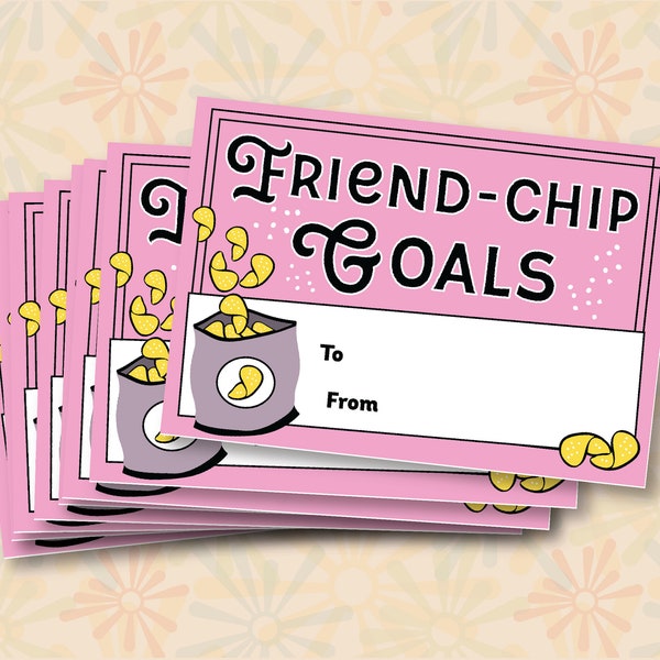 Friend Chip Goals - Etsy
