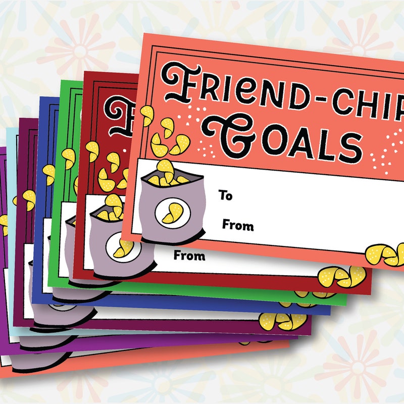 Friend Chip Goals - Etsy