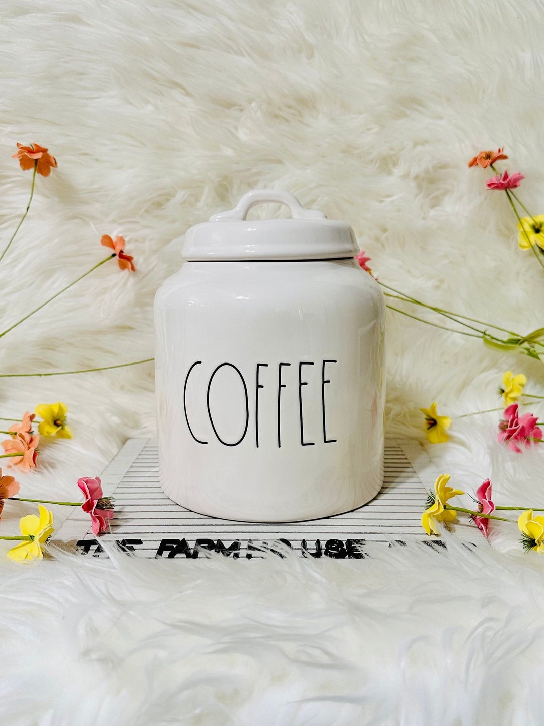 Authentic Rae Dunn Coffee Canister Kitchen Container Storage Organize ...