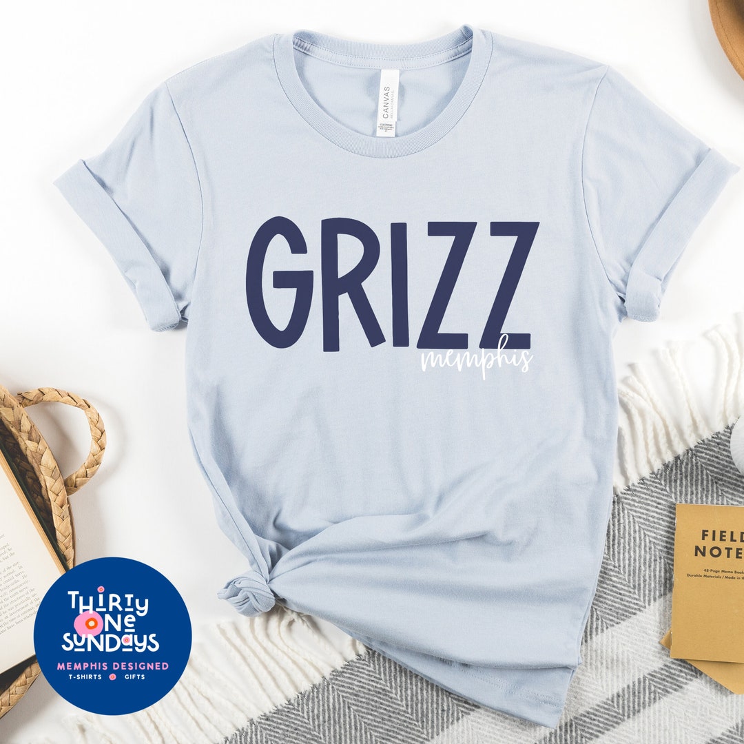 Memphis Shirt: 'grizz' Fan Tee - Unisex Bella Canvas - Etsy