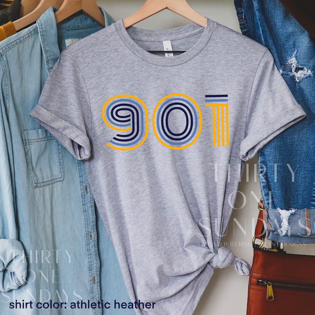 901 Tri Color Memphis Tee | Memphis Tee | Memphis Fan Tshirt | Memphis ...