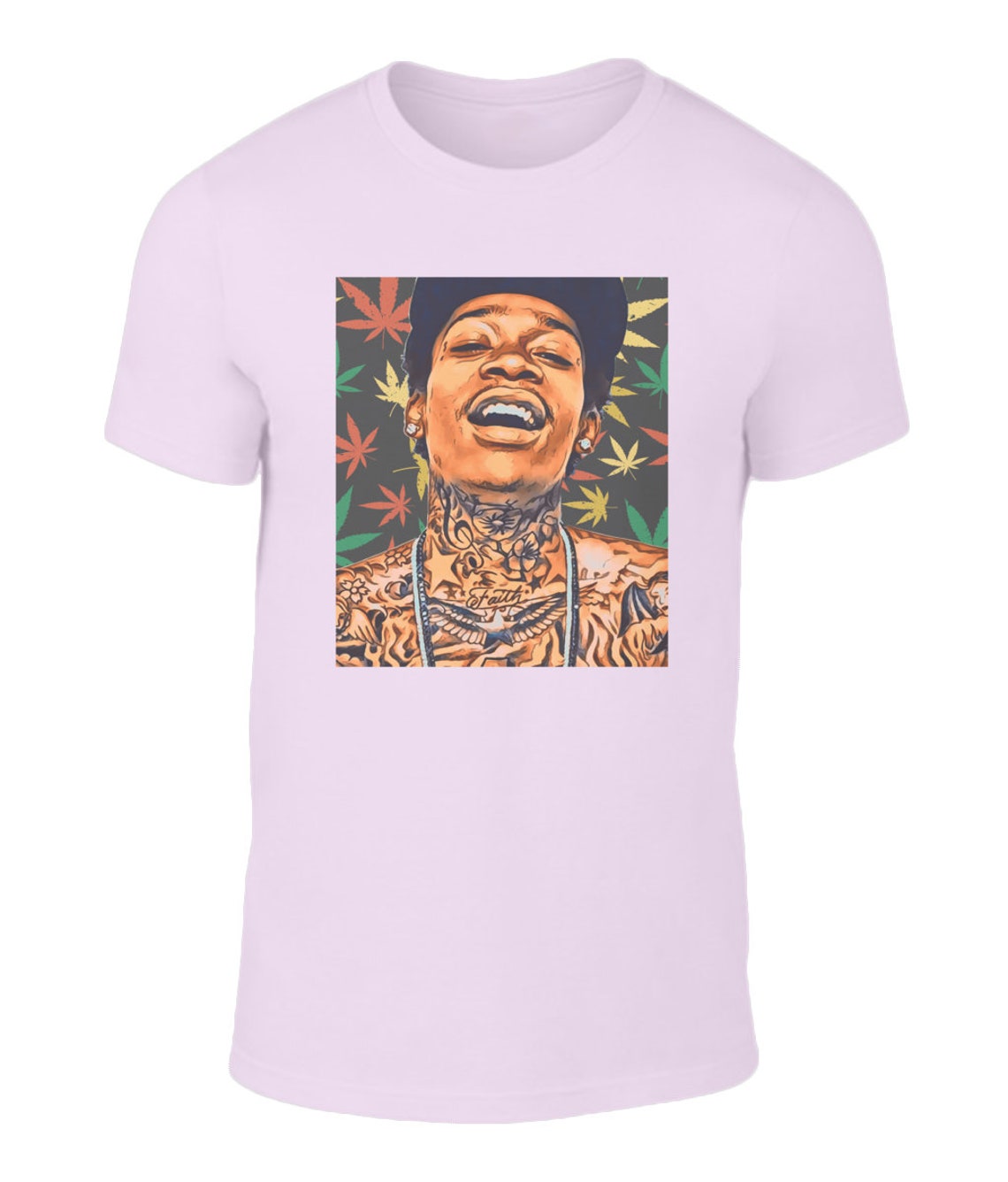 Wiz Khalifa T-shirt Unisex / Jamaica Themed Wiz Khalifa Tshirt / Bella ...
