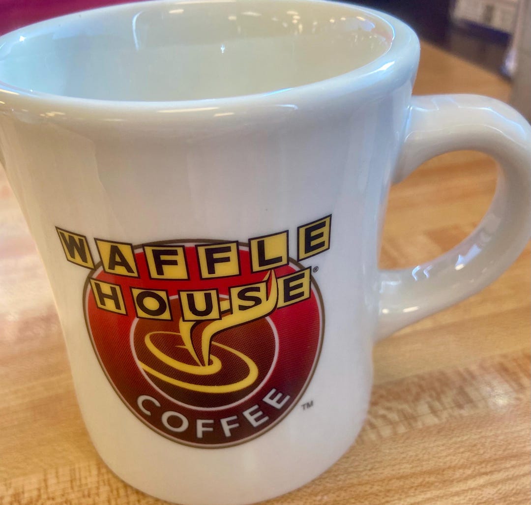 White Vintage Style Round Heavy Duty Ceramic Coffee Mug Coffee Cup ...