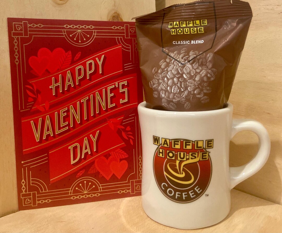 Vintage Waffle House Coffee Cup,white Heavy Duty, Valentines Gift With ...