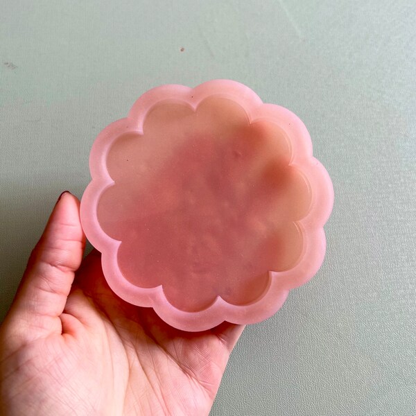 Scalloped Circle Silicone Mold - Etsy