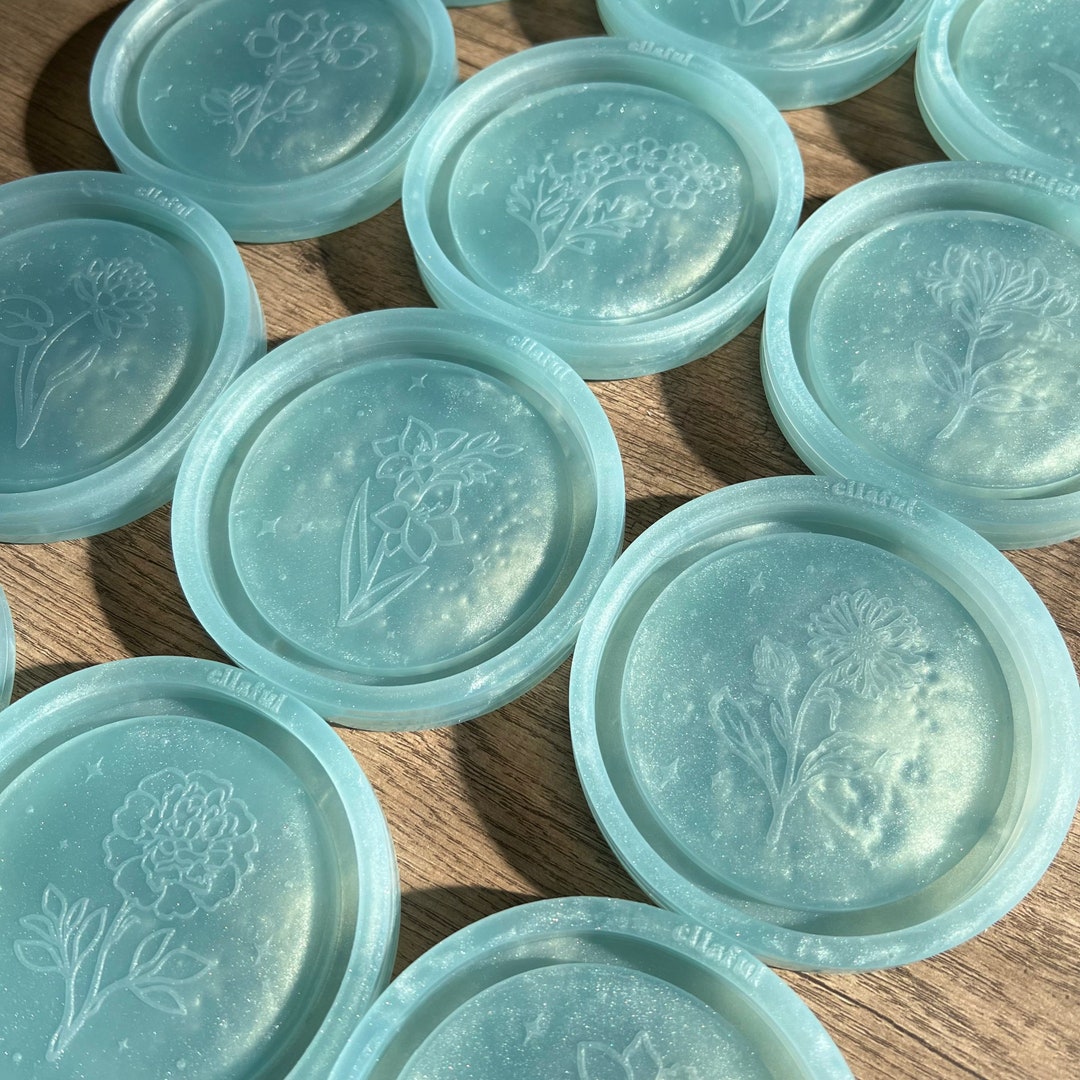 Birth Flower Trinket Tray Silicone Molds - Resin Mold - Etsy