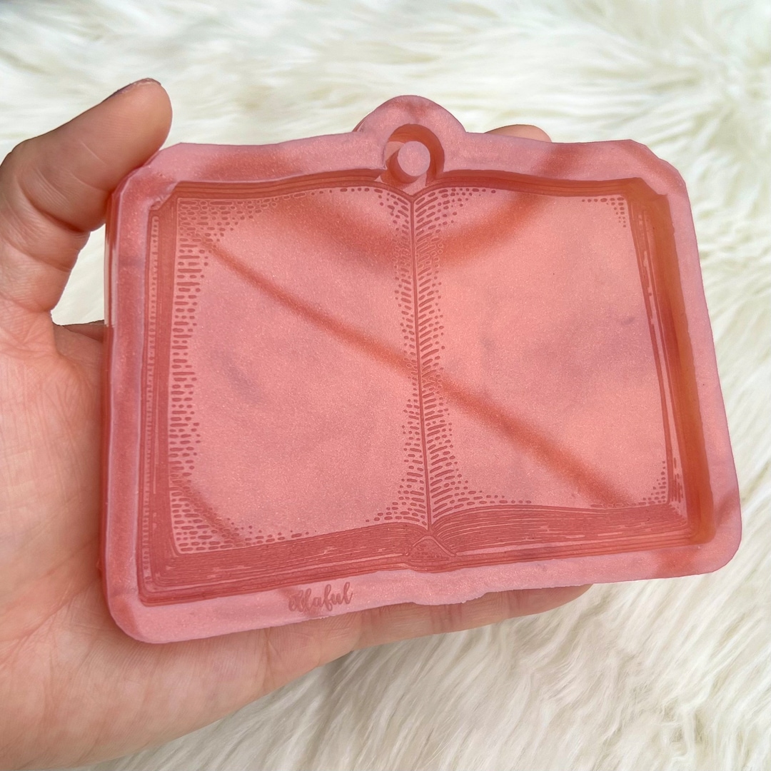 Small Ornament Open Book Silicone Mold - Resin Mold - Etsy