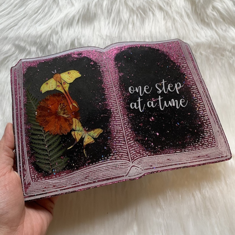 Open Book Silicone Mold - 2 Sizes - Resin Mold - Etsy