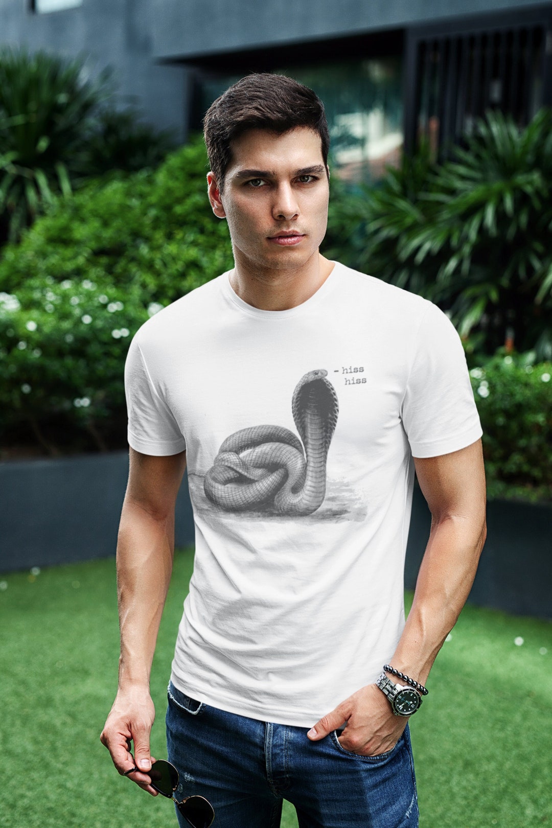 Snake Shirt Funny Cobra Snake T Shirt Venomous Snake Tshirt Hissing ...
