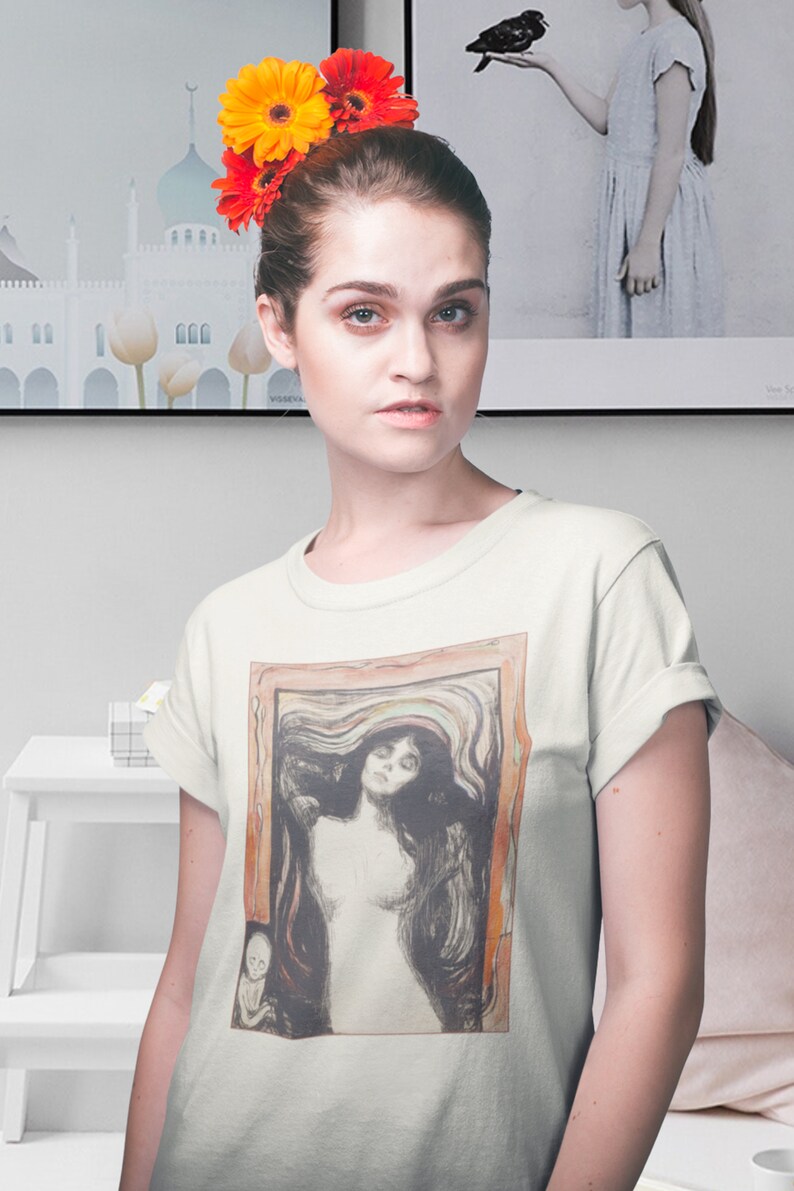 Edvard Munch Shirt Vintage Art Shirt Goth Gifts Dark Academia Clothing ...