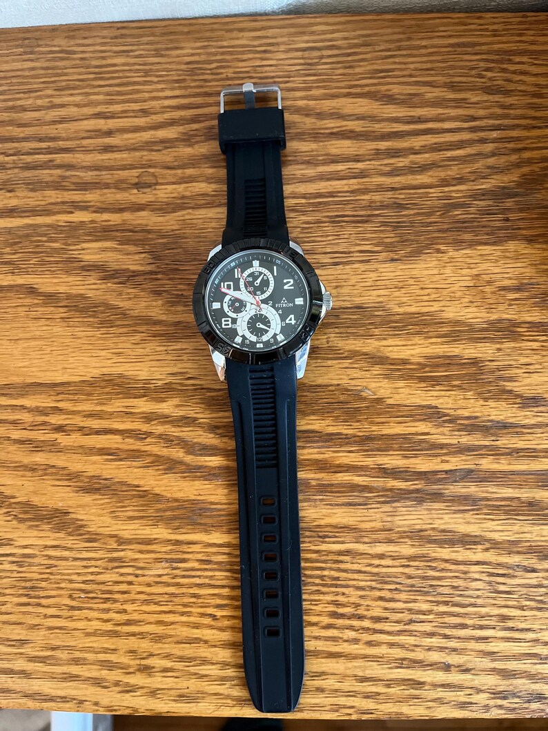 Fitron Watch Stainless Steel Back Water Resistant Japan Quartz - Etsy
