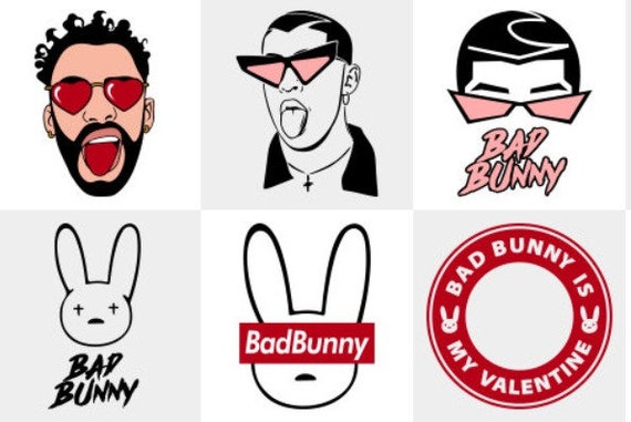Digital Art & Collectibles El Conejo Malo Svg Cricut Bad bunny logo Svg ...