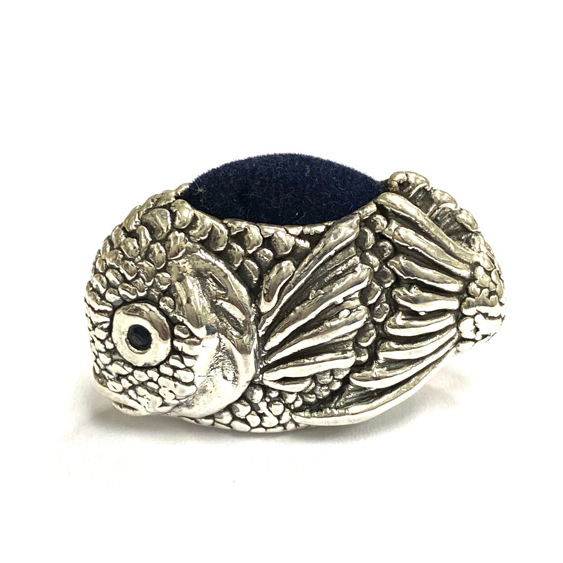 Victorian Style Collectable Fish With Sapphire Eyes Pin - Etsy