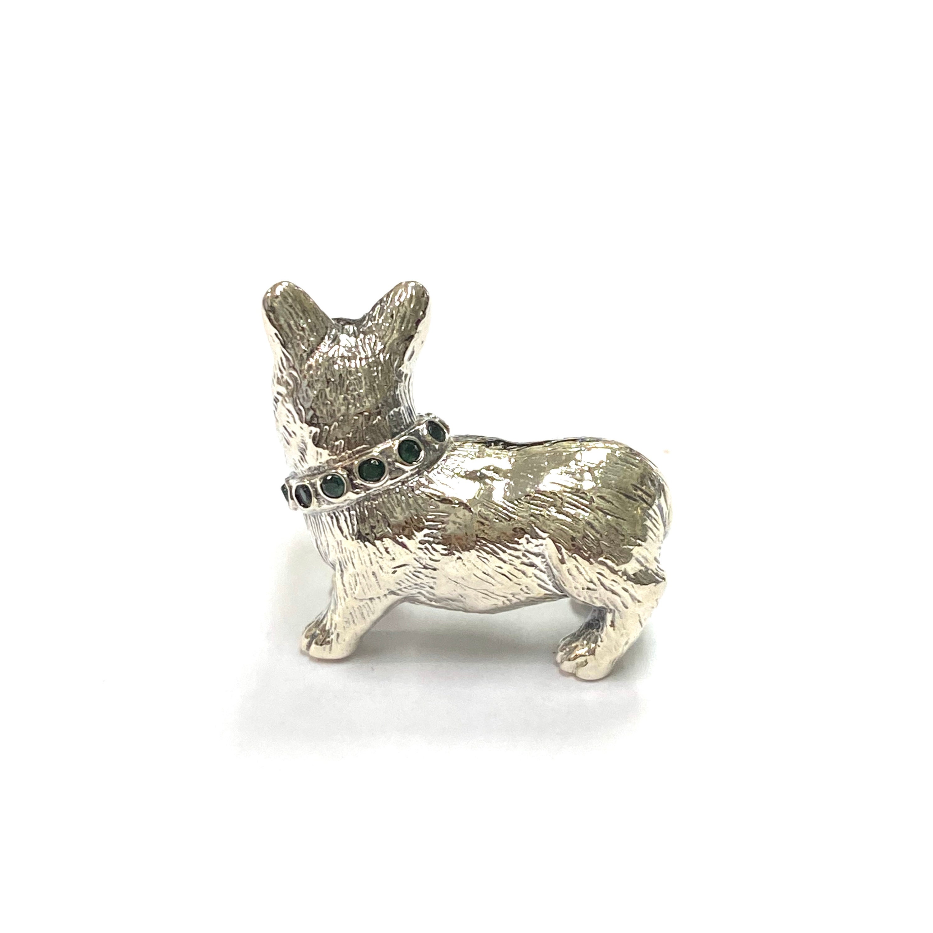 Collectible Victorian Style Corgi Dog Figurine With Ruby and | Etsy