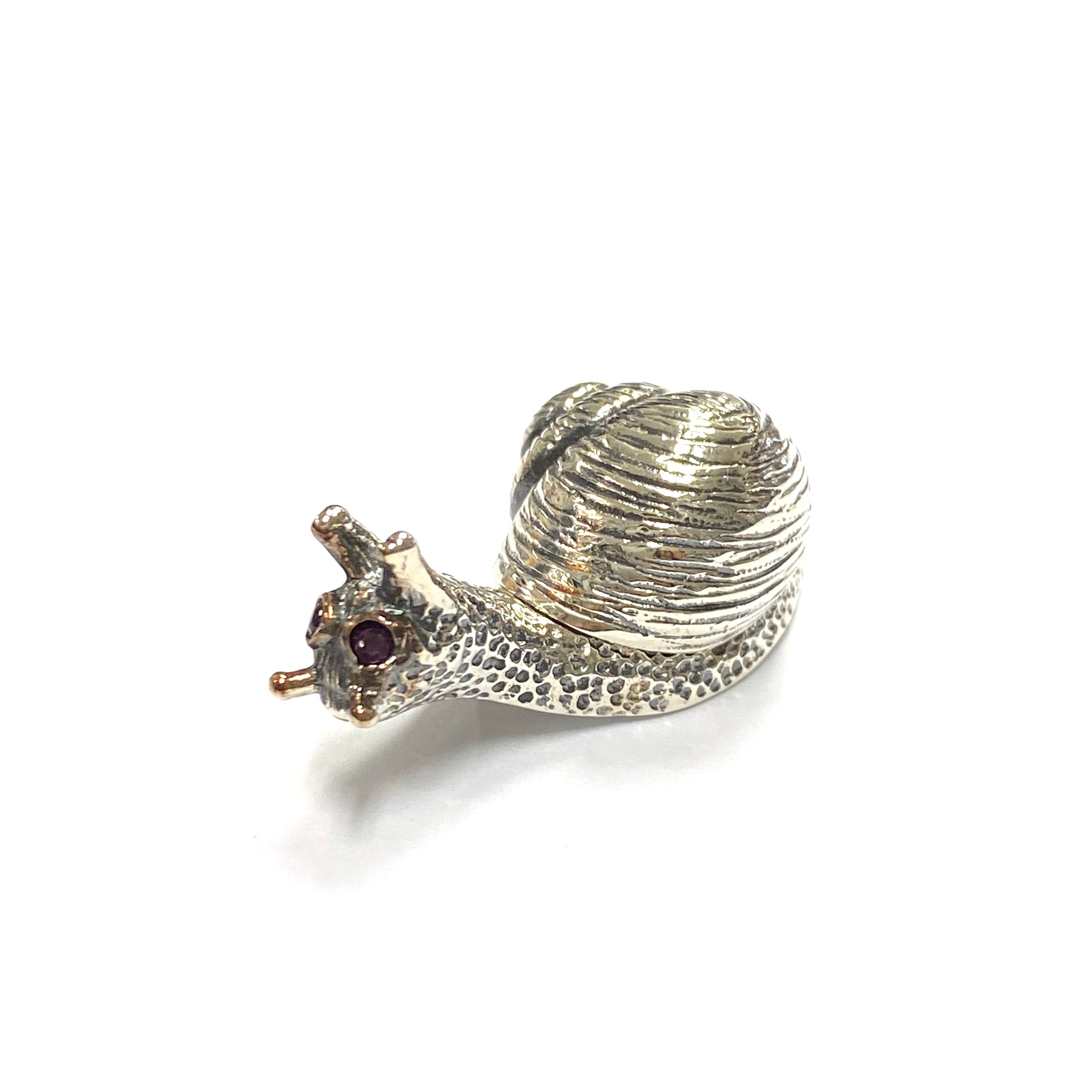 Collectible Victorian Style Snail Pill Snuff Box Figurine With - Etsy