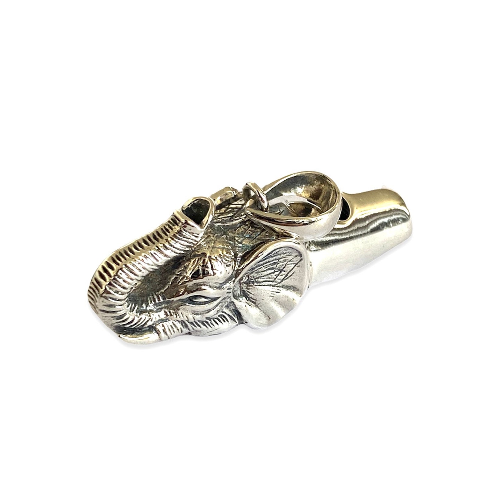 Victorian Style Elephant Whistle Pendant 925 Sterling Silver - Etsy