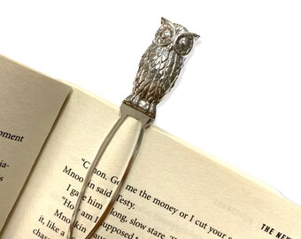 Wise Owl Bookmark - Etsy