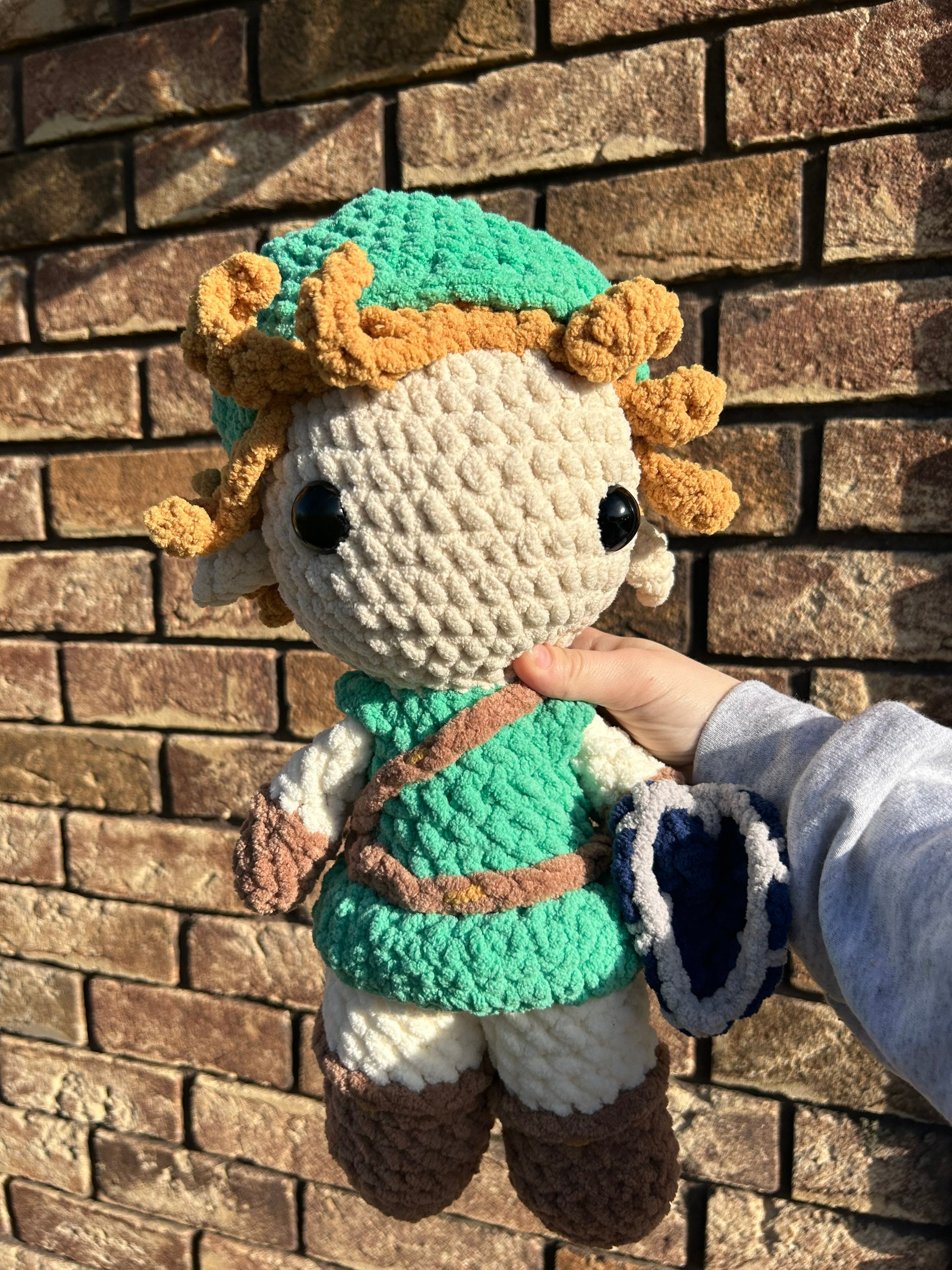 Link Plushie, Crochet Link Plushie, Link and Zelda, Zelda Plushie, Link ...
