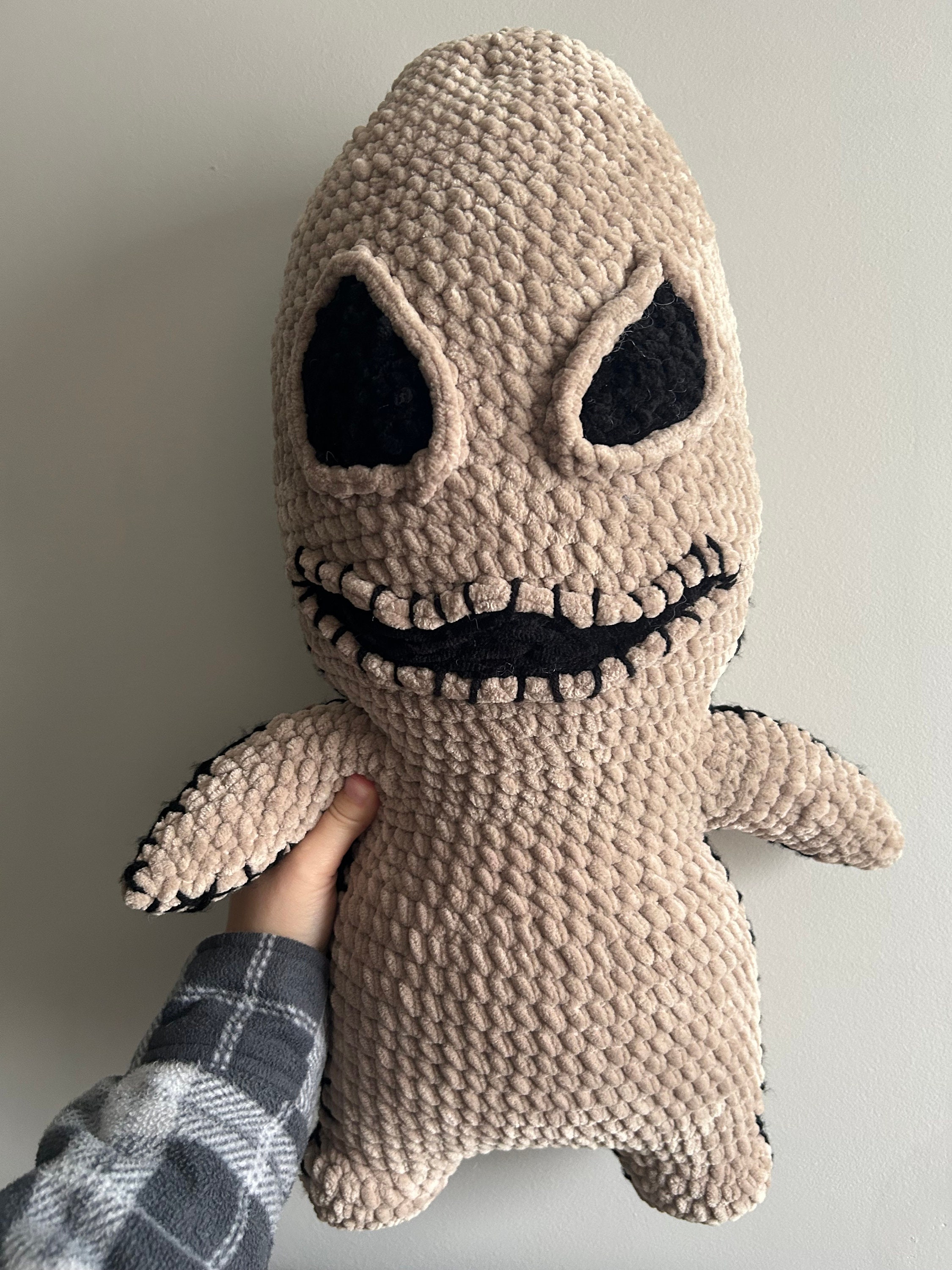 Jumbo Oogie Boogie Crochet Plushie Crochet Oogie Boogie Crochet